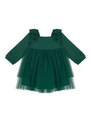 ISOBELLA & CHLOE Mistletoe Emerald Dress