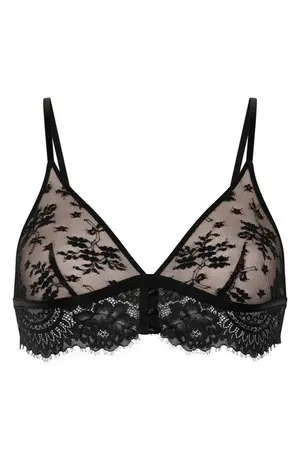 Hunkemoller Lou Eyelash Lace Triangle Bralette