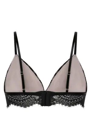 Hunkemoller Lou Eyelash Lace Triangle Bralette