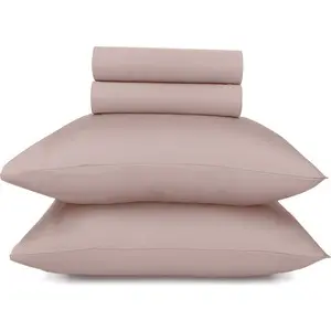 CALIFORNIA DESIGN DEN Signature Comfort 100% Egyptian Cotton Soft Sateen Sheet Set - Sepia Rose