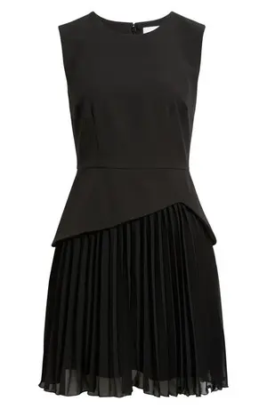 Sam Edelman Sleeveless Pleated Mini Dress