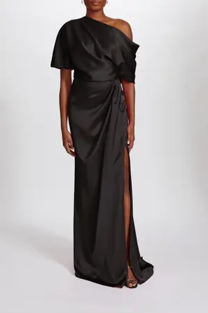 Amsale Slit Evening Dresses