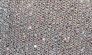 EDIKTED Eleora Sequin Knit Tank - Gray