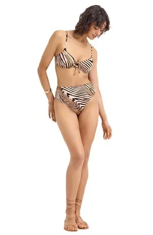 Vitamin A® Barcelona High Waist Bikini Bottom