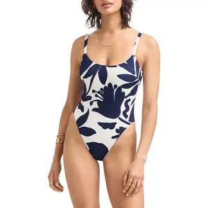 Vitamin A® Nova Low Back One-piece Swimsuit - Night Flower