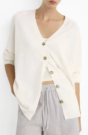 Mango V Neck Cardigans For Women