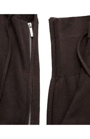 Mango Front Zip Relaxed Fit Hoodie
