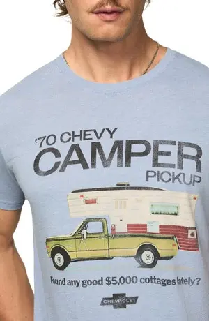 Lucky Brand Chevrolet Camper Graphic T-shirt