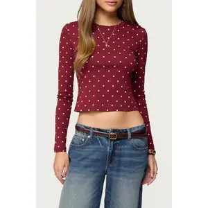 Edikted Polka Dots T-shirts For Women