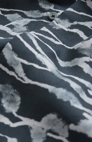 John Varvatos Rodney Abstract Print Modal Button-up Shirt