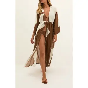 VIX PAULA HERMANNY Balance Yumi Long Sleeve Cover-up - Multi