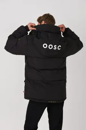 OOSC Oversized Puffer Jacket - Black