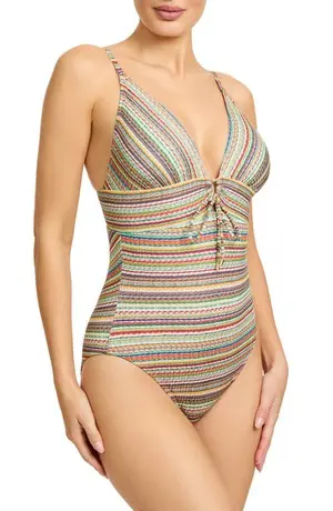 Robin Piccone Willow Keyhole One-piece Swimsuit