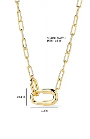 ANA LUISA Blake U-link Pendant Necklace