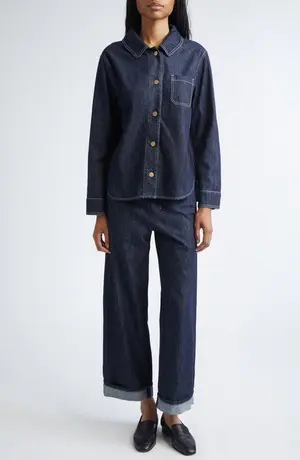 Max Mara Enfasi Denim Shirt Jacket
