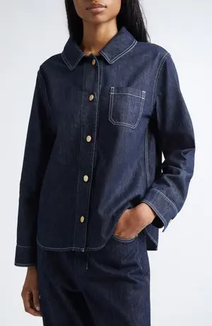 Max Mara Enfasi Denim Shirt Jacket