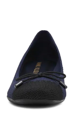 Anne Klein Wesson Wedge Pump - Navy/black