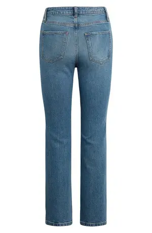 FAVORITE DAUGHTER The Valentina Super High Waist Ankle Straight Leg Jeans - Alton