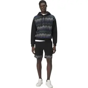 Missoni Hoodie With Zigzag Insert - Black