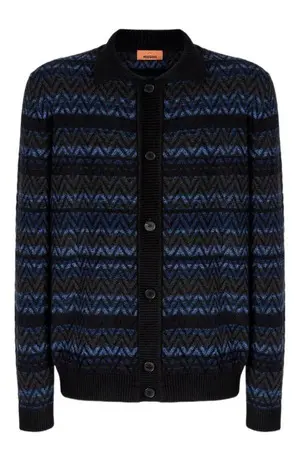 Missoni Striped Zigzag Pattern Cardigan