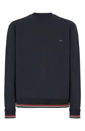 Missoni Crew Neck Sweatshirt With Embroidered Logo