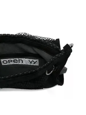 OPEN YY Mesh Cross Body Bag - Black