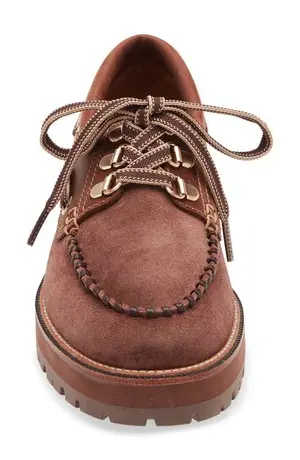 Rag & Bone Cameron Lug Sole Loafer - Mocha Suede