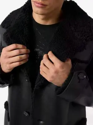 Philipp Plein Faux-shearling Trim Jacket