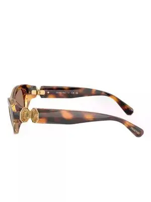 SWAROVSKI Oval-frame Tortoiseshell Sunglasses