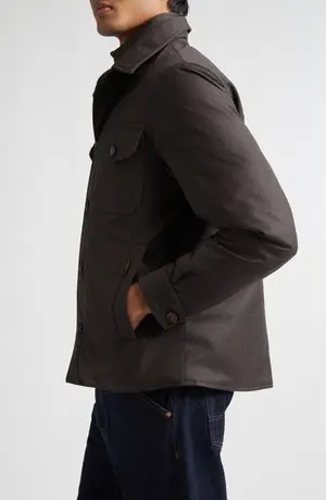MOORER Duino Waterproof Virgin Wool And Cashmere Jacket - Brown