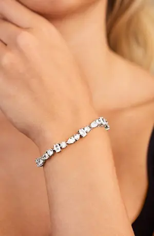 Sterling Forever Cubic Zirconia Bracelet