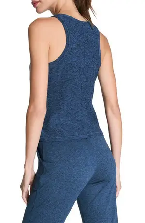 Spanx Softstretch Performance Tank - Heather Timeless Navy
