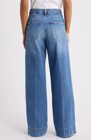FRAME The Slice High Waist Flare Jeans - Drift