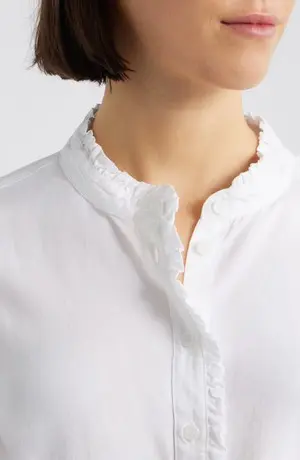 CLOTH & STONE Frill Placket Shirt