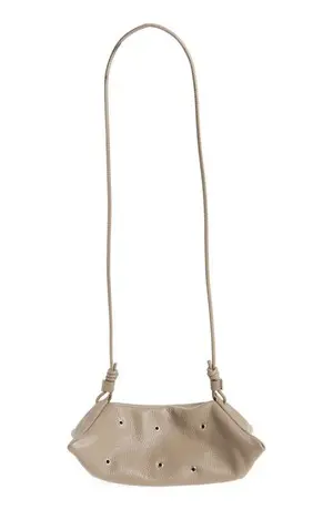 Altuzarra Mini Snakeskin Embossed Crossbody Bag - Tahini/silver