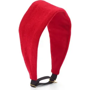 LELET NY Annika Cashmere Headband - Ruby Red