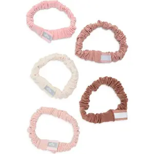 L. Erickson Assorted Performance Scrunchies Set Of 5 - Sunkissed