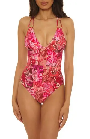 BECCA By Rebecca Virtue Bali Printed One-piece Swimsuit