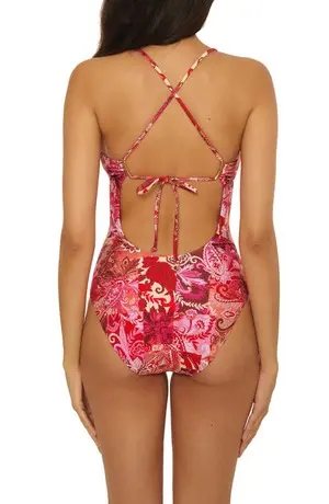 BECCA By Rebecca Virtue Bali Printed One-piece Swimsuit