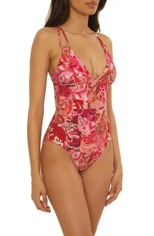 BECCA By Rebecca Virtue Bali Printed One-piece Swimsuit