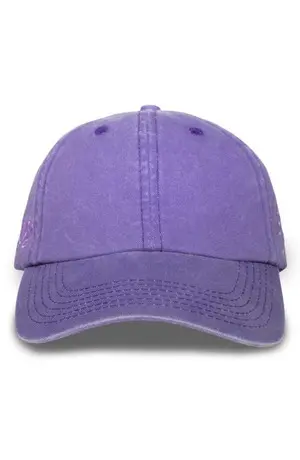 PLEASURES Scrawl Baseball Cap - Eggplant