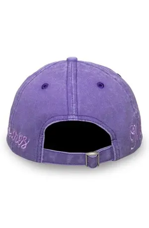 PLEASURES Scrawl Baseball Cap - Eggplant