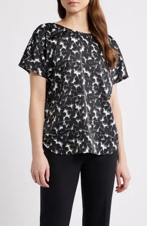 Anne Klein Printed Top