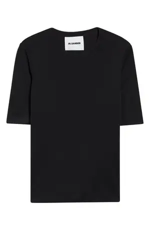 JIL SANDER Classic Crewneck T-shirt - Black