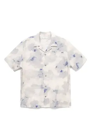 Mango Printed Bowling Shirt