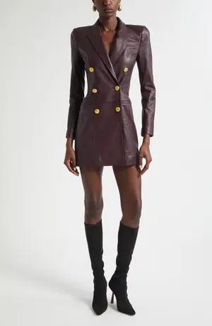 Leather Blazer Dresses