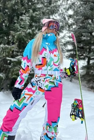 OOSC Shaped Fit Ski Suit - Multi-colour