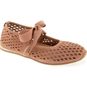Gentle Souls Annalise Mary Jane Flat - Mocha Suede