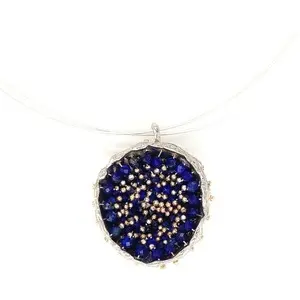 ESIN AKAN Dance Of Stamens Lapis Lazuli Necklace - Sterling Silver
