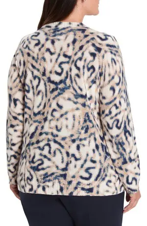NIC+ZOE Printed Pullover Sweater